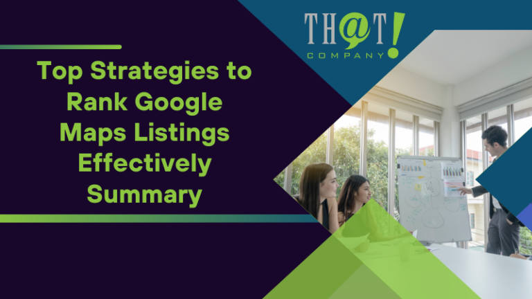 Effective Practices to Rank Google Maps Listings Efficiently